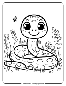 Python Coloring Pages (6 Free Printable Pages) - Cute Animals Coloring ...