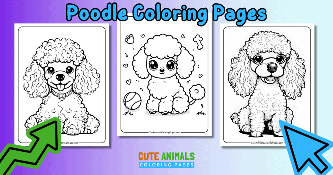 Pets Coloring Pages (Free Printable PDF Pages) - Cute Animals Coloring ...