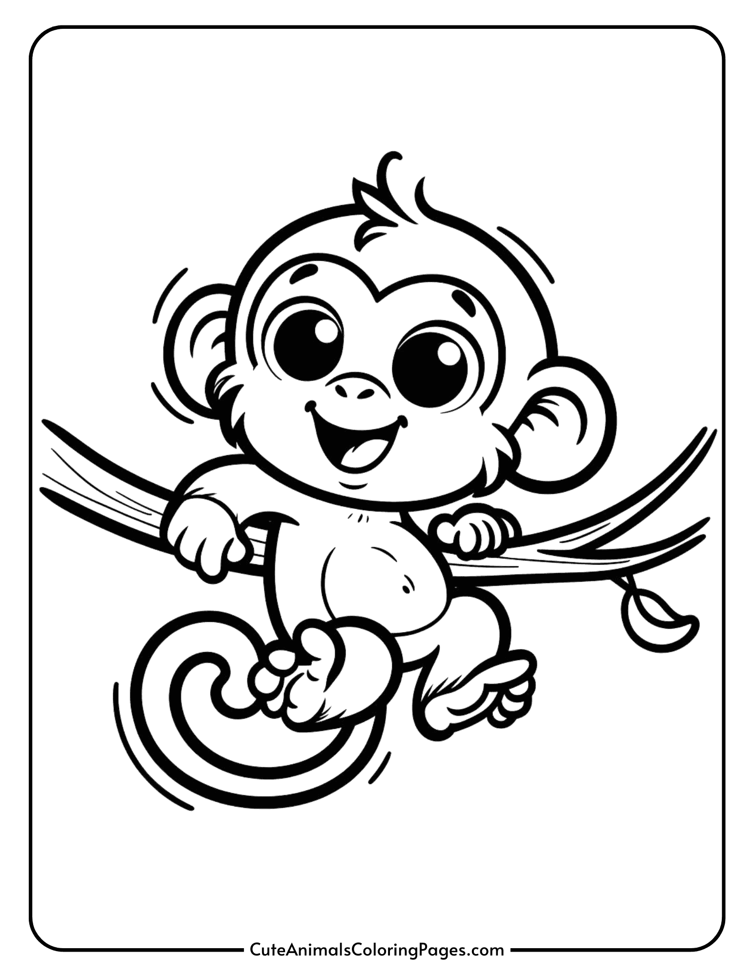 Jungle Animals Archives - Cute Animals Coloring Pages