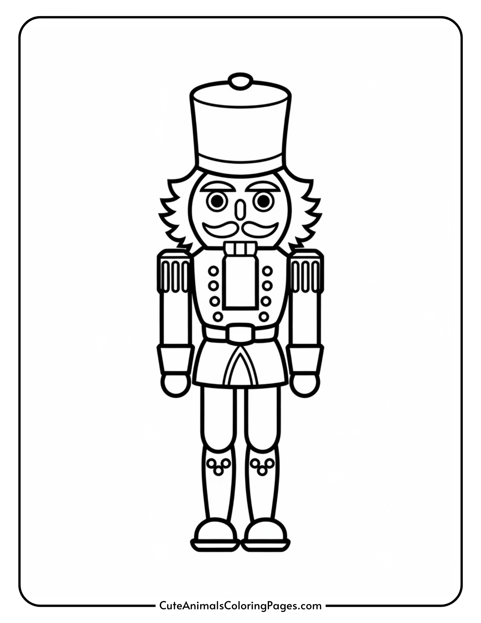 Nutcracker Coloring Pages (9 Free Printable Pages) - Cute Animals ...
