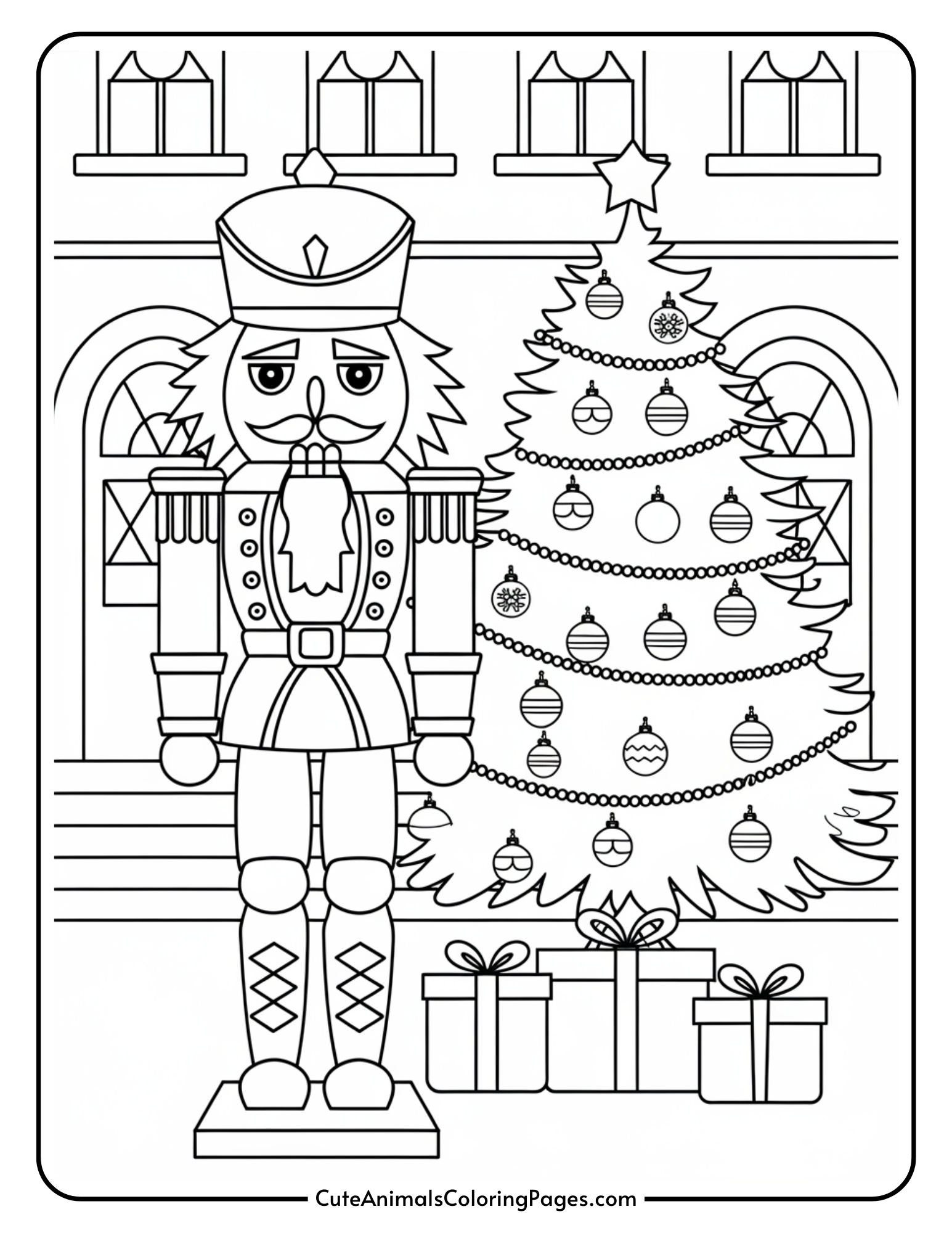Nutcracker Coloring Pages (9 Free Printable Pages) - Cute Animals ...
