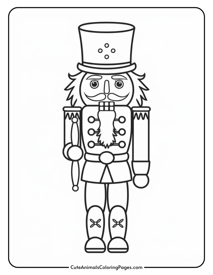 Nutcracker Coloring Pages (9 Free Printable Pages) - Cute Animals ...