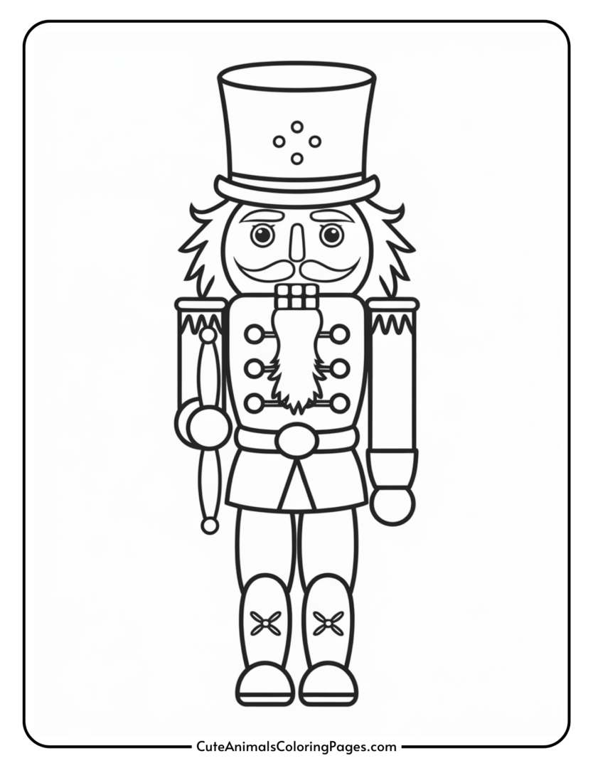 Nutcracker Coloring Pages (9 Free Printable Pages) - Cute Animals ...