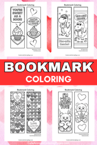 Free Printable Valentine Bookmarks (11 Free PDF Pages) - Cute Animals ...