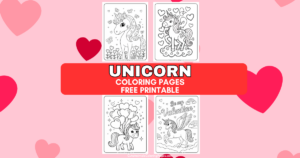 Unicorn Valentine Coloring Pages (21 Free Printables) - Cute Animals ...