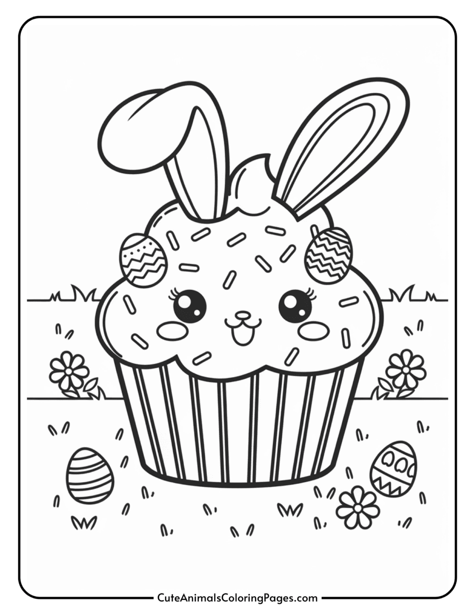 Kawaii Easter Coloring Pages (15 Free Printable PDF Pages) - Cute ...