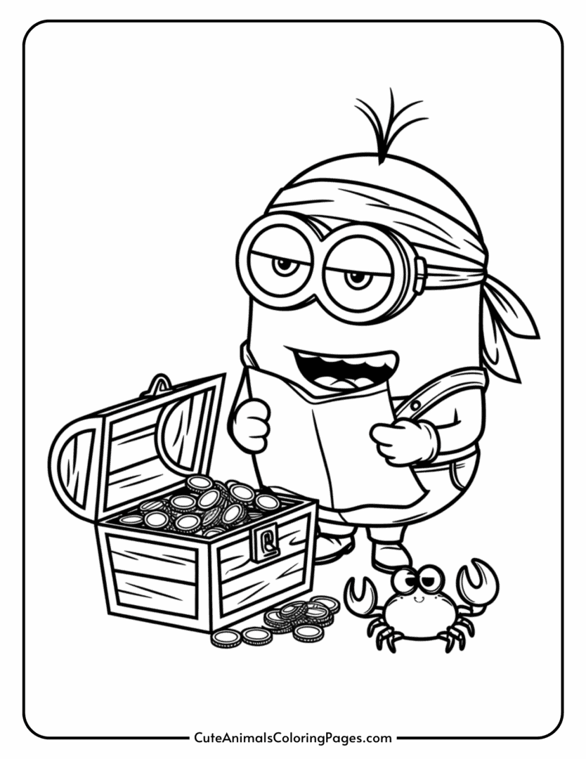 Minions Coloring Pages (15 Free Printable PDF Pages) - Cute Animals ...