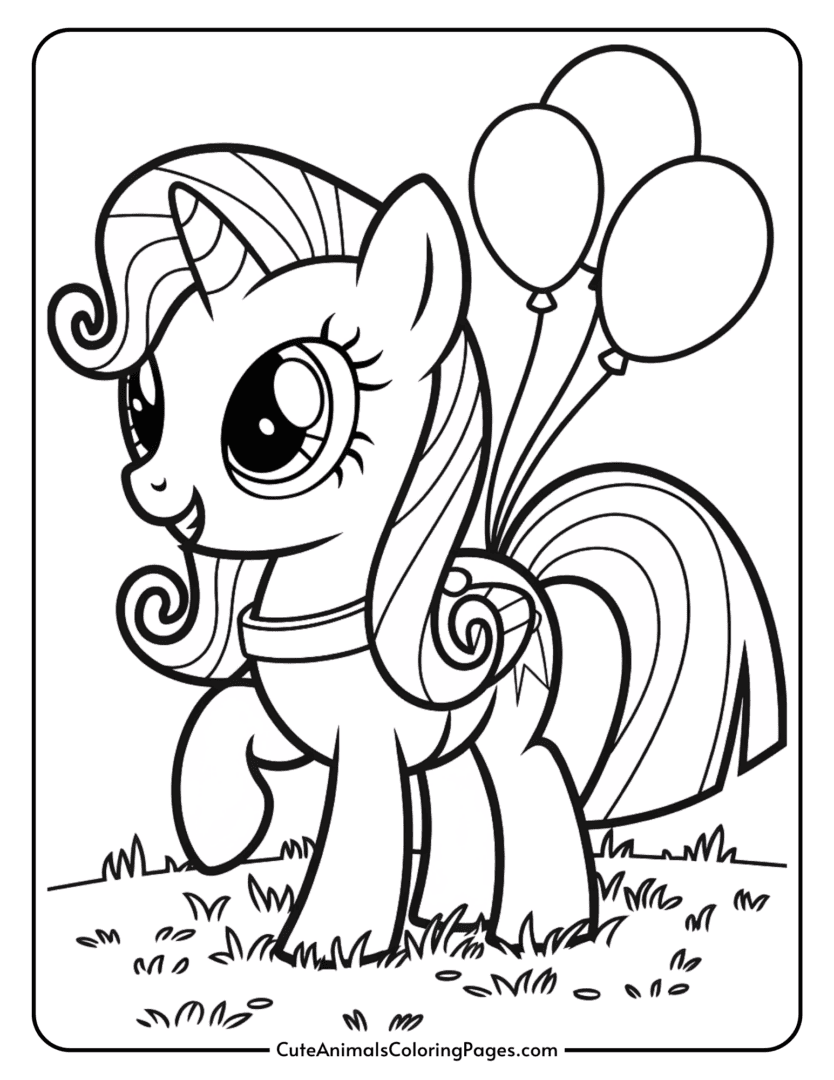 My Little Pony Coloring Pages (15 Free Printable PDF Pages) - Cute ...