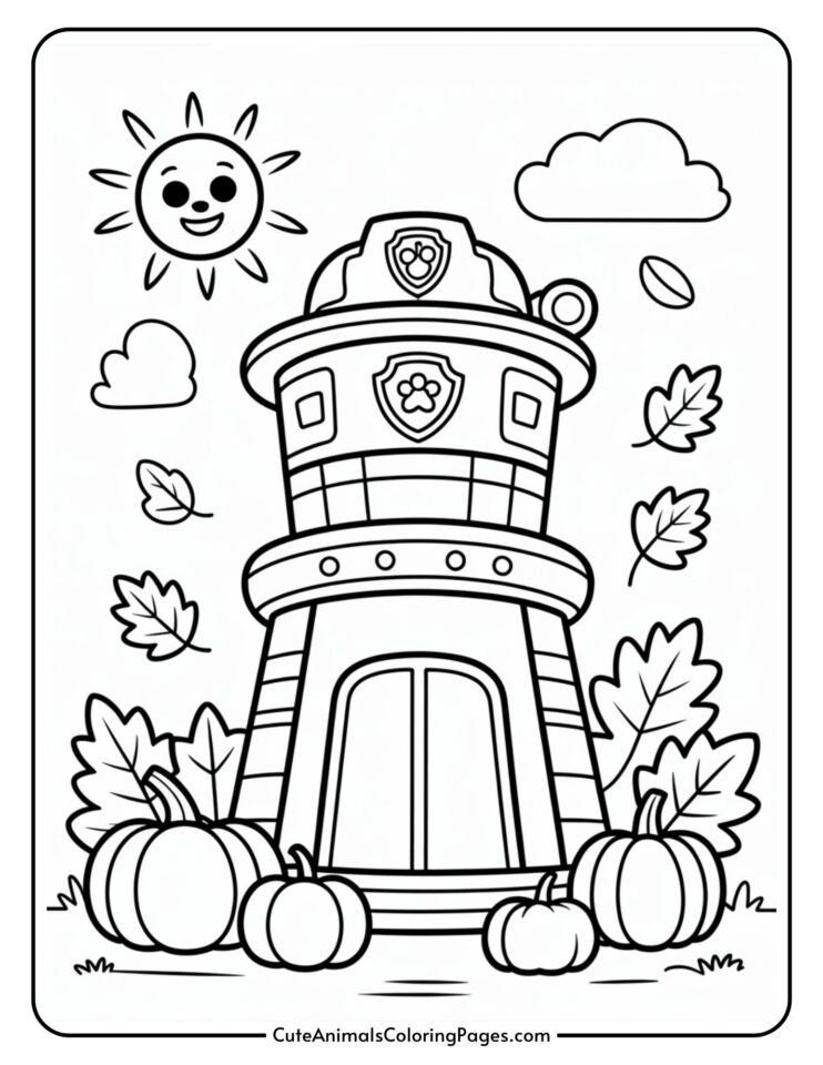 Paw Patrol Fall Coloring Pages Your Kids Will Love (6 Free Pages ...