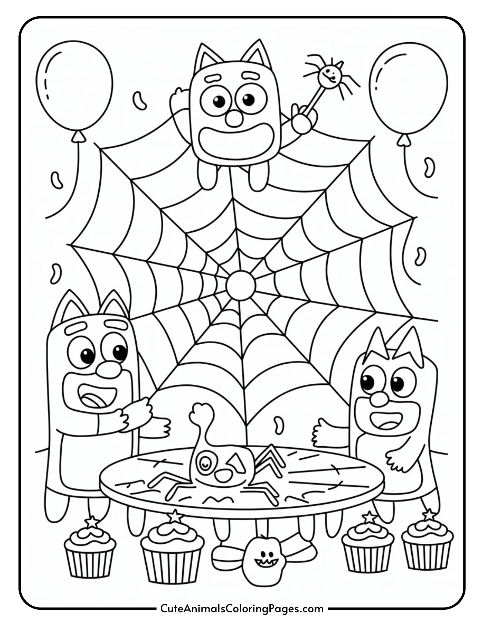 Bluey's Color Pages of Bluey prints for children (free 3 pages ...