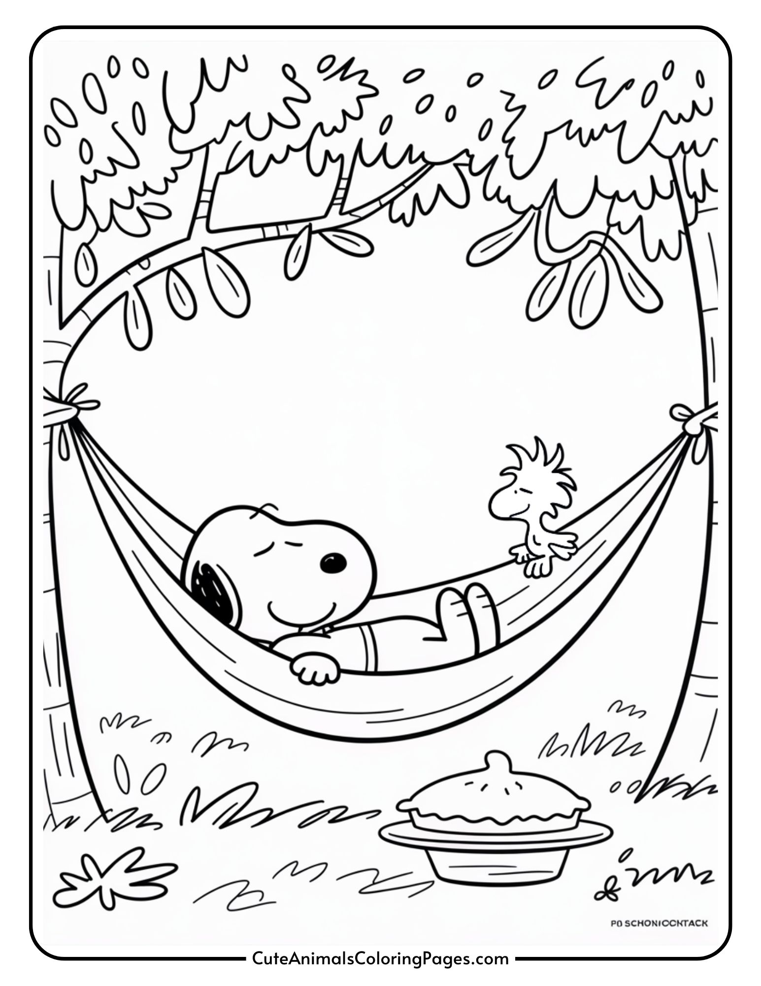 Charlie Brown Thanksgiving Coloring Pages (6 Sheets To Color) - Cute ...