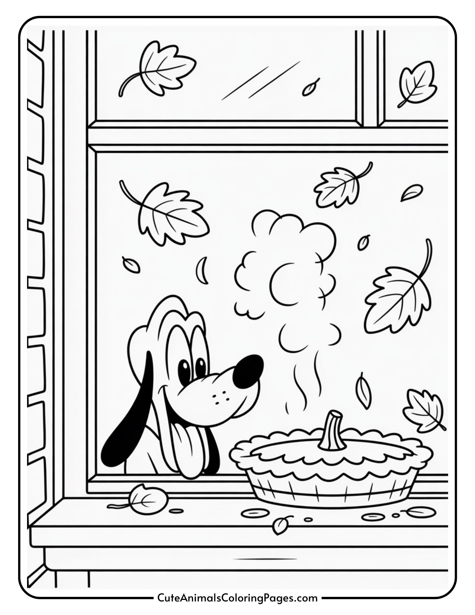 Mickey Mouse Thanksgiving Coloring Page (9 Coloring Sheets) - Cute ...