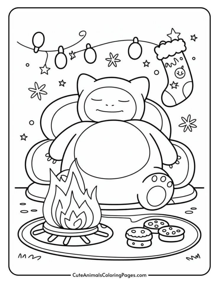 Pokemon Christmas Coloring Pages (11 Coloring Sheets) - Cute Animals ...