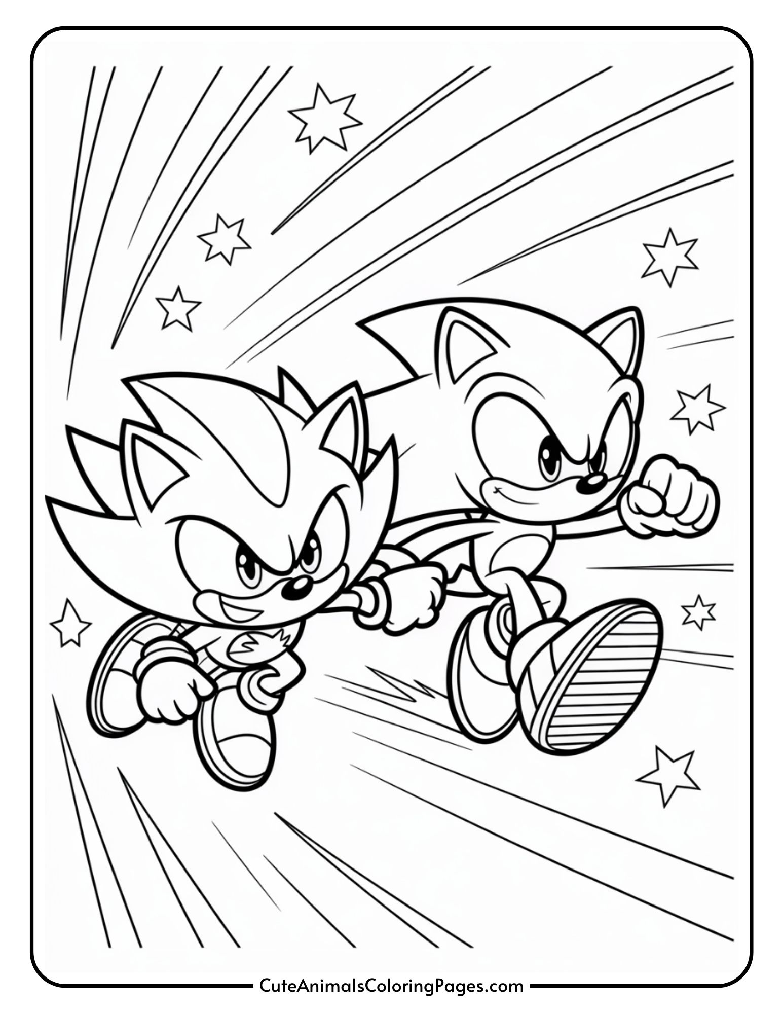 Hedgehog color pages (12 squares of color) - Coloring Feel