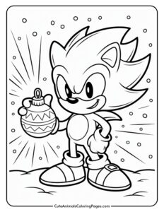 Super Sonic Coloring Pages (7 Pages To Color) - Cute Animals Coloring Pages