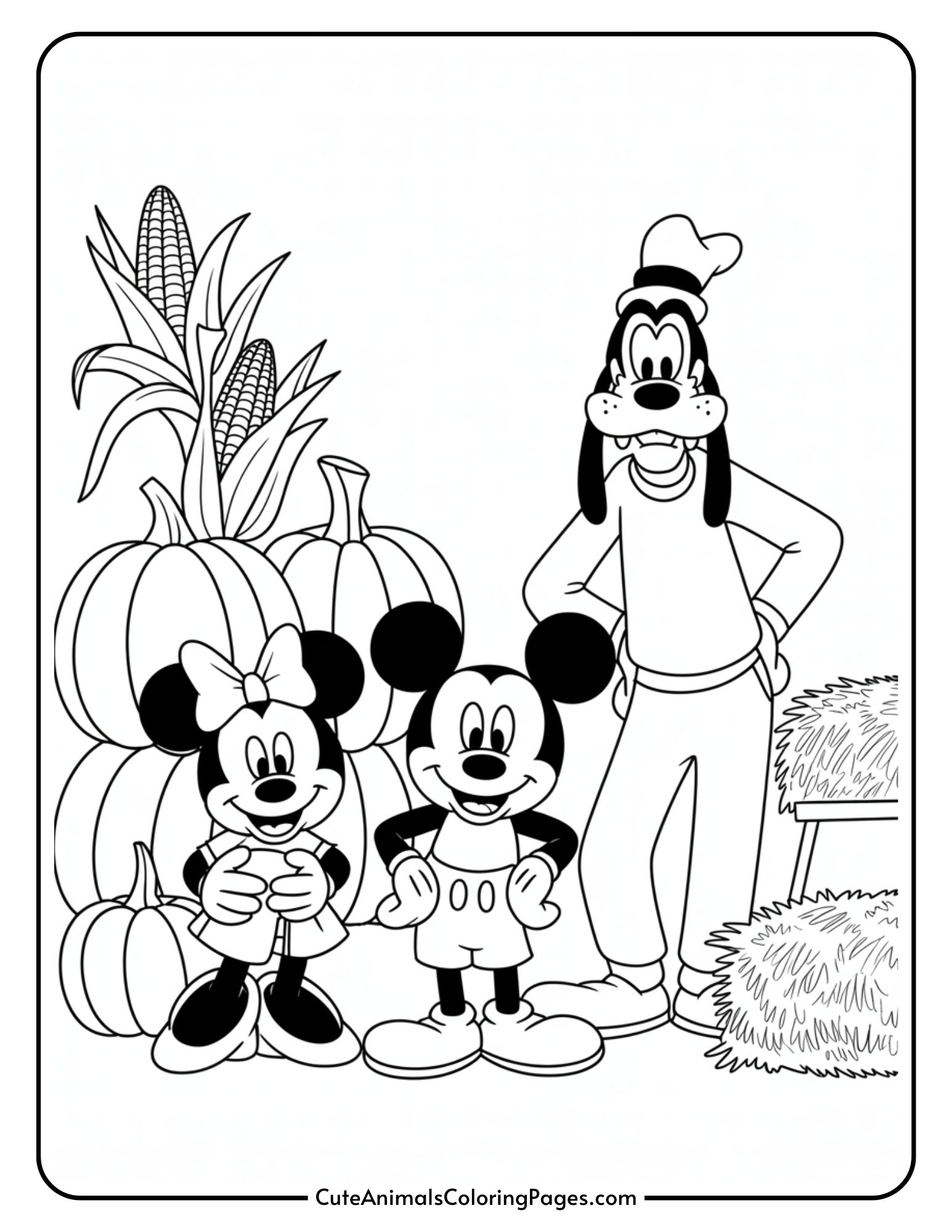 Disney Color Pages (12 pages in color) - Coloring Feel