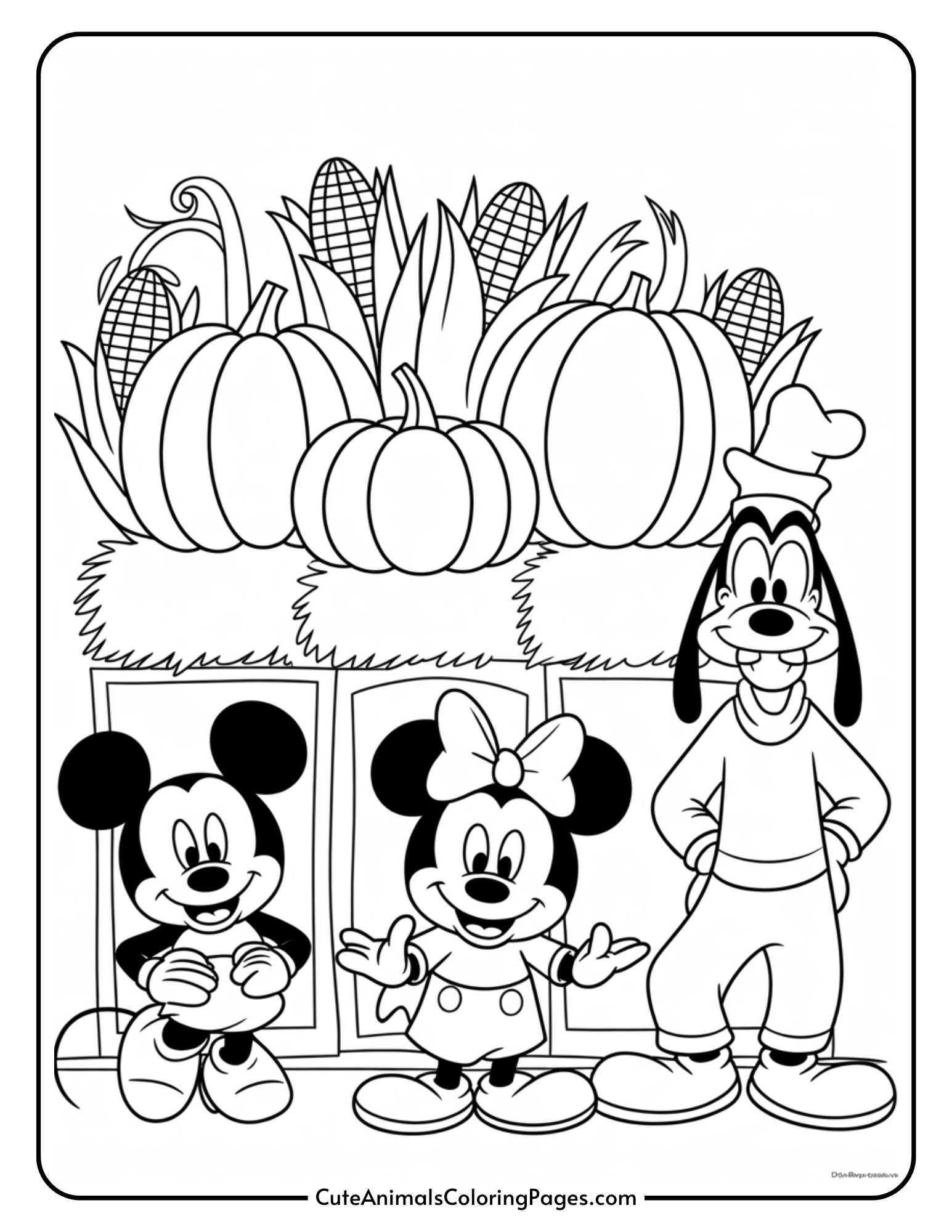 Disney Color Pages (12 pages in color) - Coloring Feel