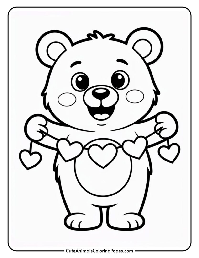 Cute Valentine Coloring Pages (21 Sheets To Color) - Coloring Feel