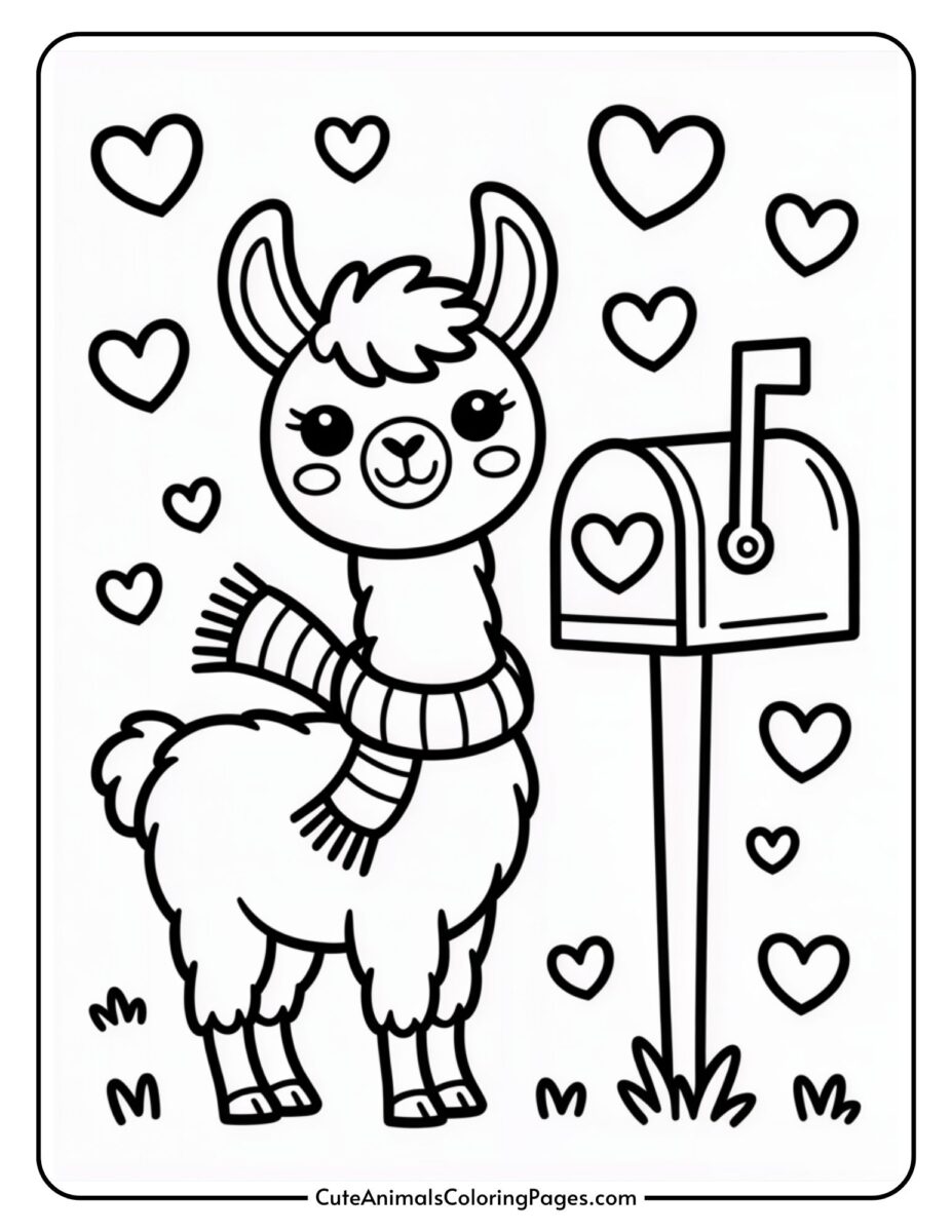 Cute Valentine Coloring Pages (21 Sheets To Color) - Coloring Feel