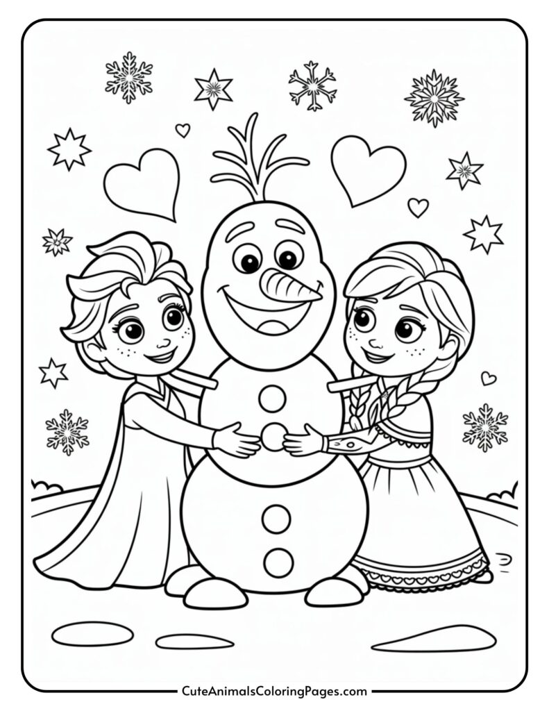 Disney Valentines Coloring Pages (13 Pages To Print) - Cute Animals ...