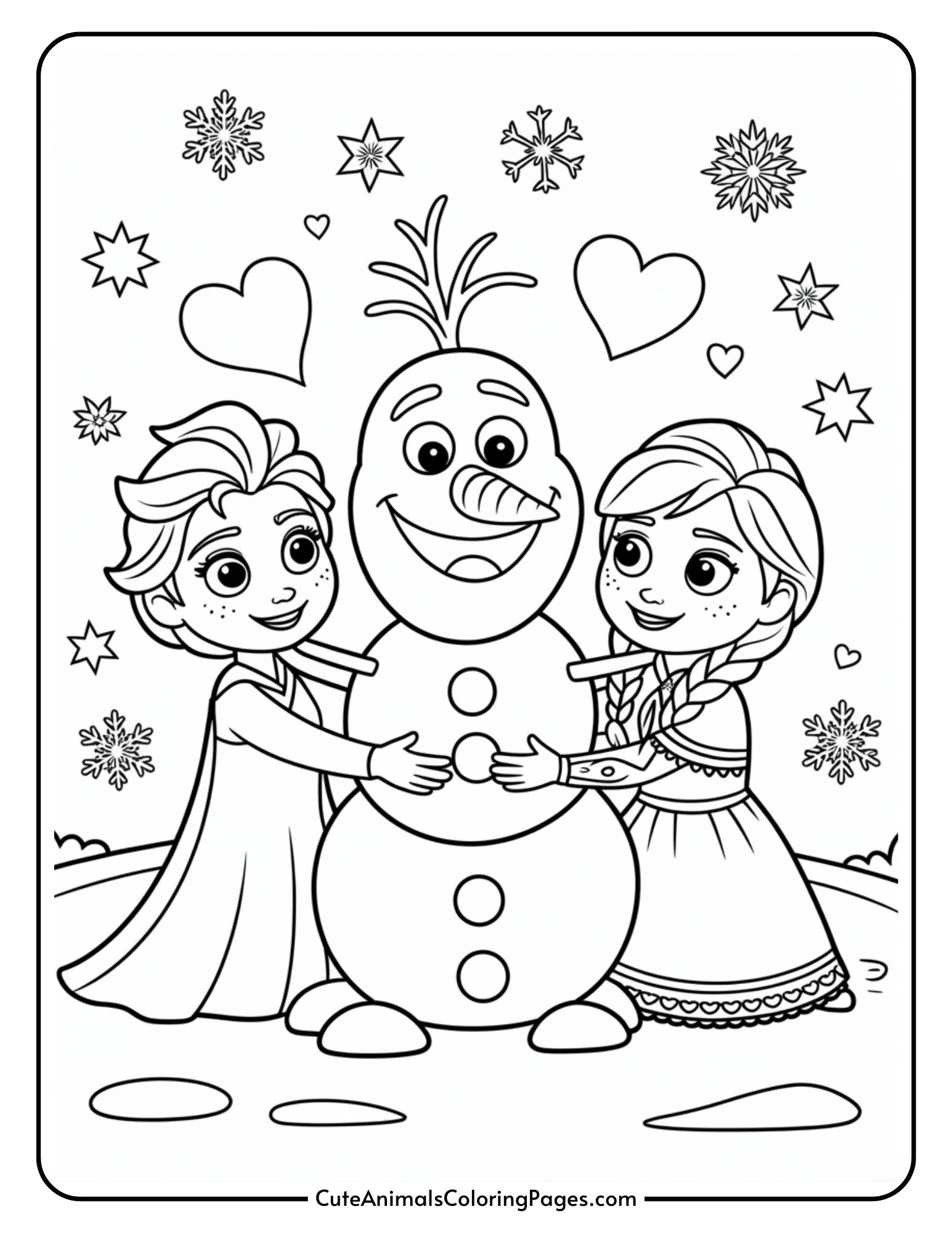 Disney Valentines Coloring Pages (13 Printable Pages) - Coloring Feel
