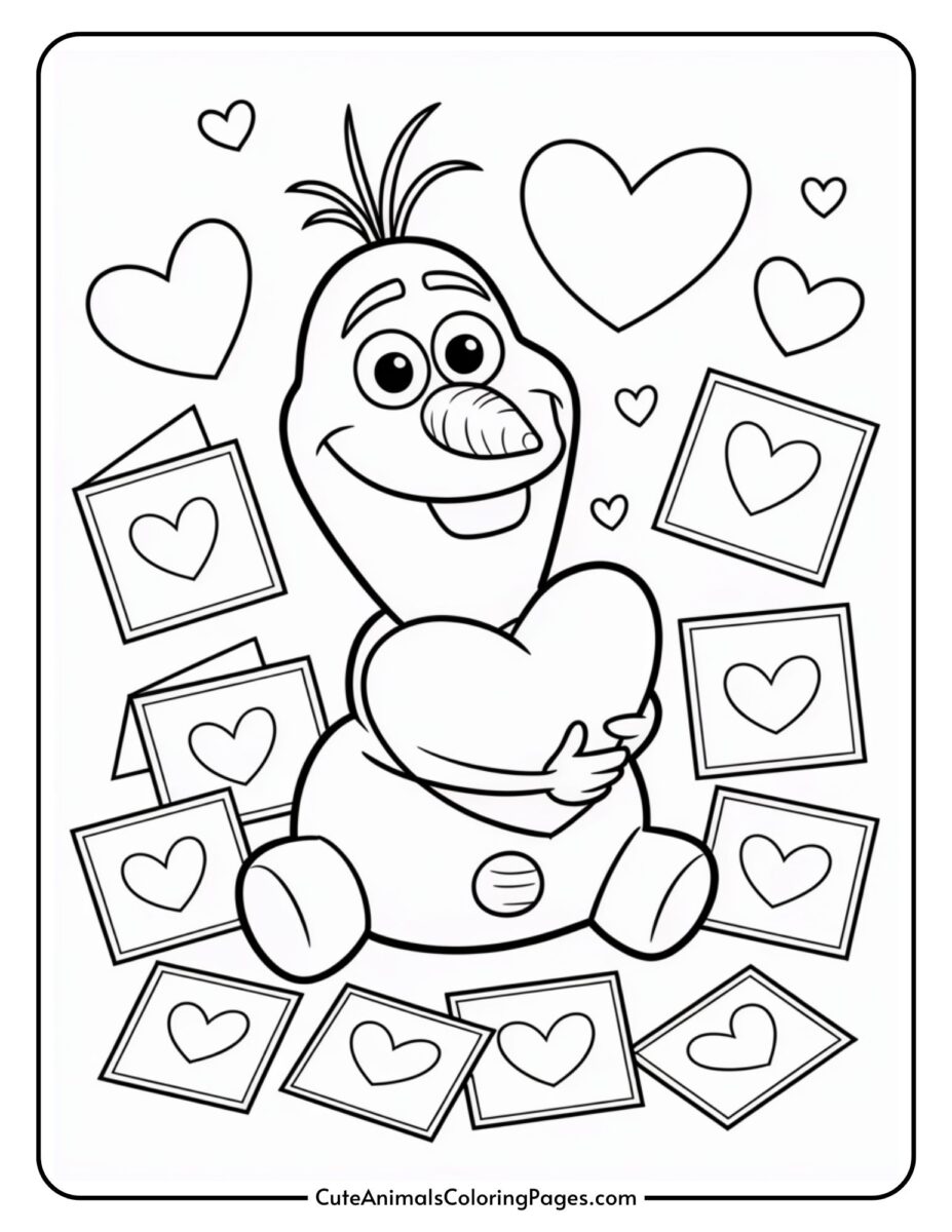 Disney Valentines Coloring Pages (13 Printable Pages) - Coloring Feel
